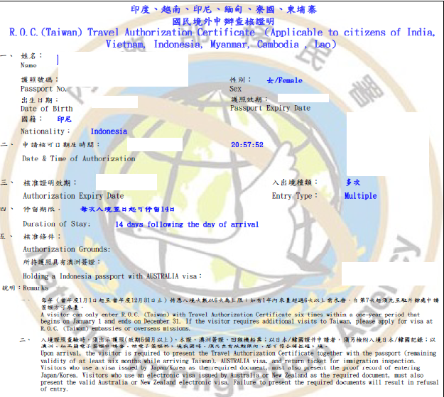 Liburan ke Taiwan Anti Ribet! Dapatkan Visa Waiver Taiwan (TAC) Gratis ...